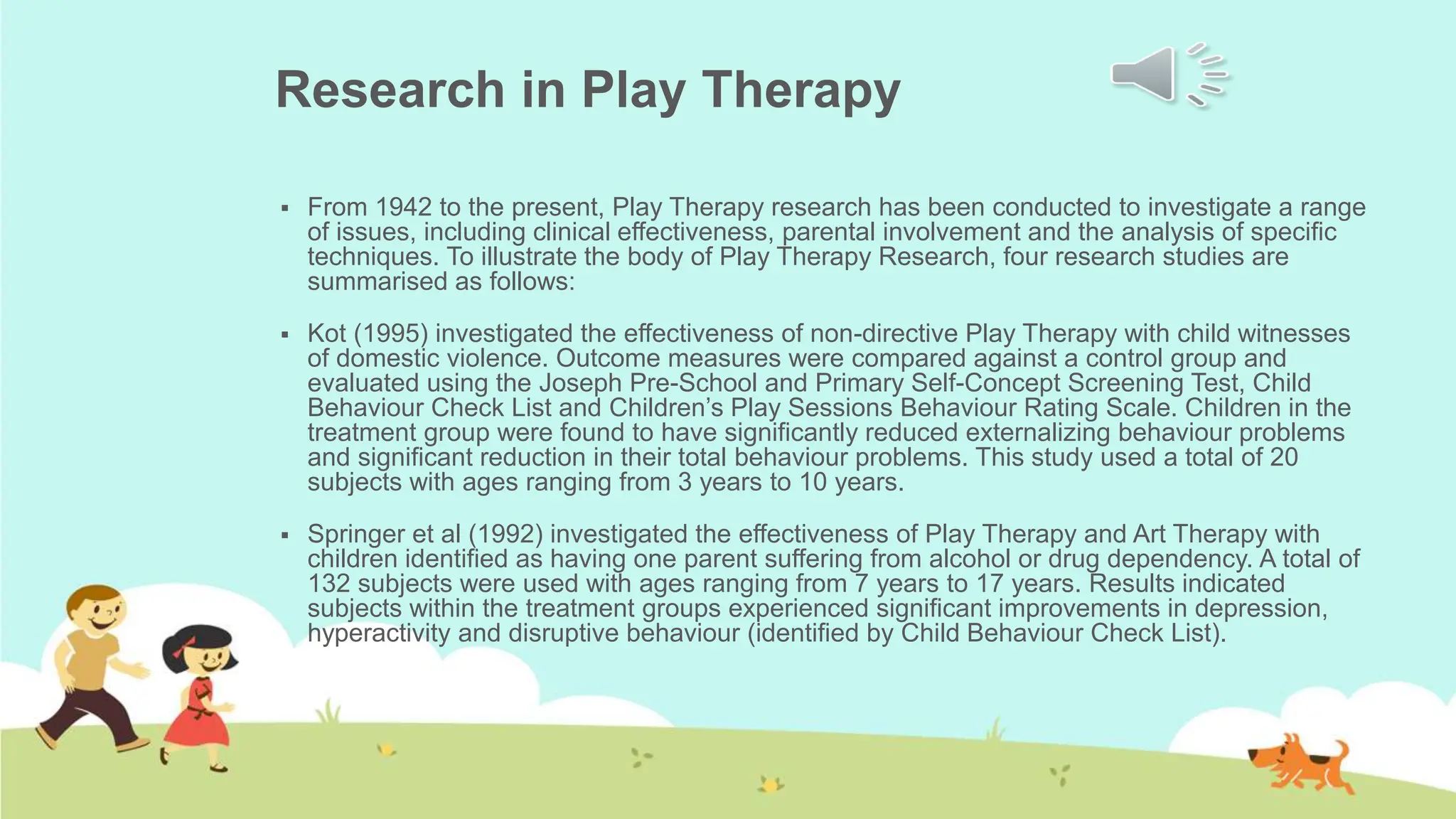Play Therapy Presentation Clinical Psychology | PPTX