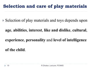 Play and play materials...ppt