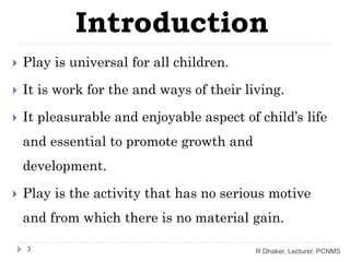 Play and play materials...ppt