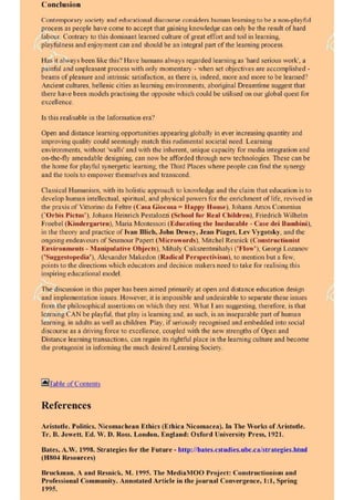 Play As An Integral Part Of Learning | PDF