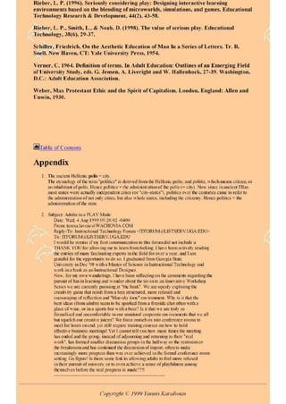 Play As An Integral Part Of Learning | PDF