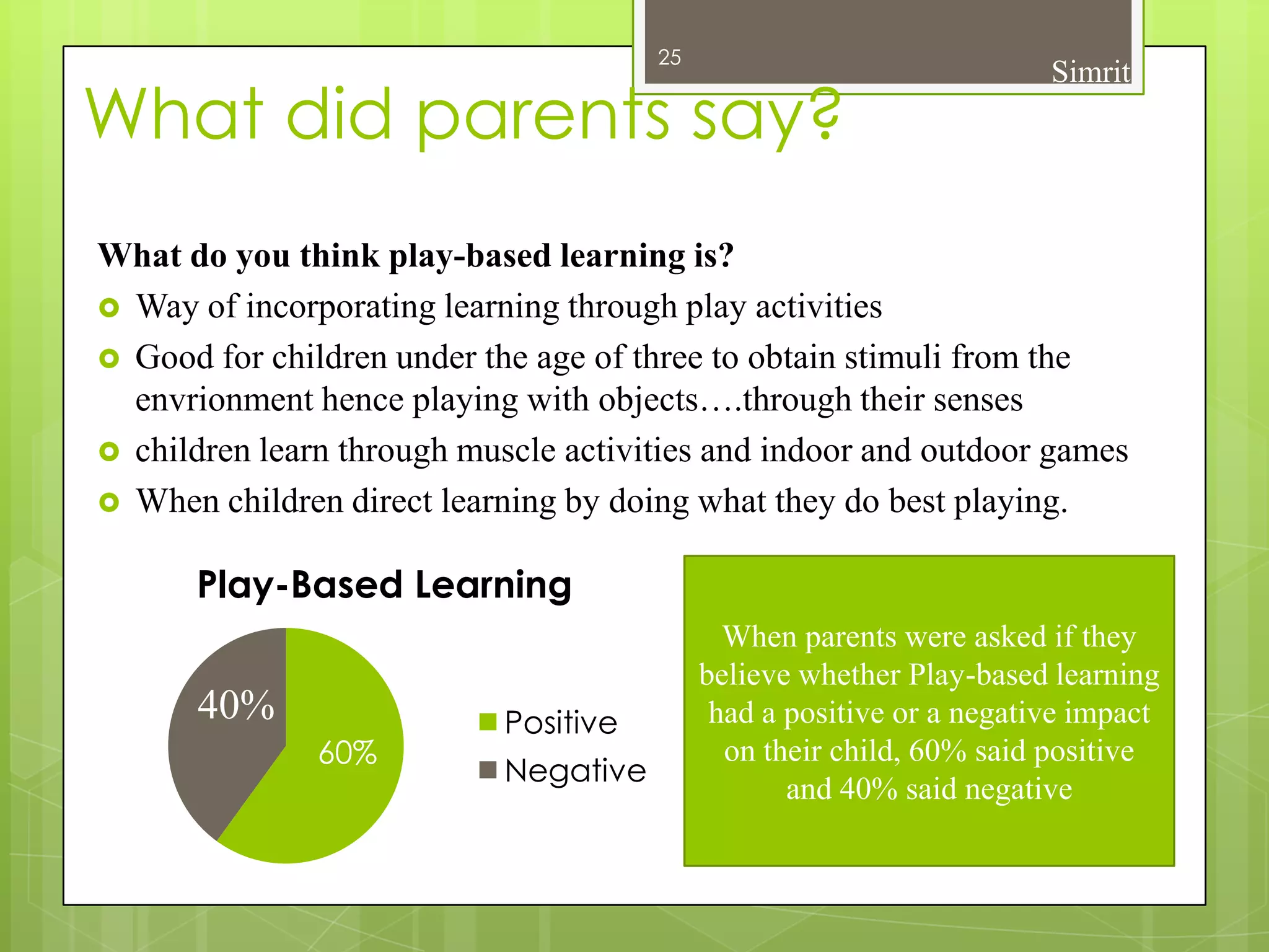 Play based learning | PPTX