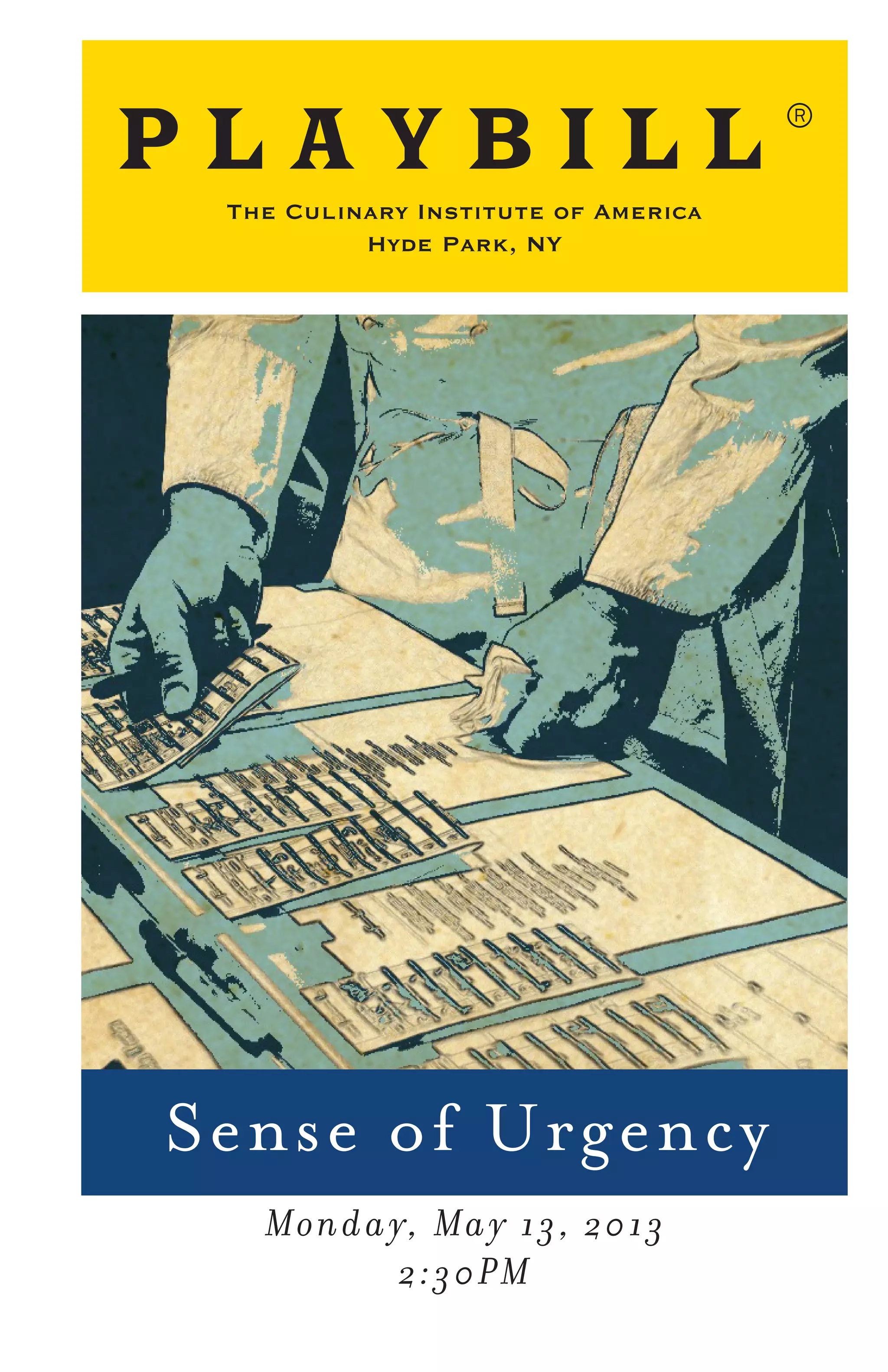 Playbill sense of urgency final-update-2 | PDF