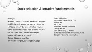 Playblook trade - D1 Gap Up Low Float - QNGY.pptx