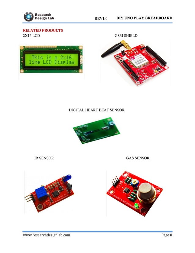 DIY UNO Play Breadboard ATMEGA328P with FT232 Breakout Board | PDF