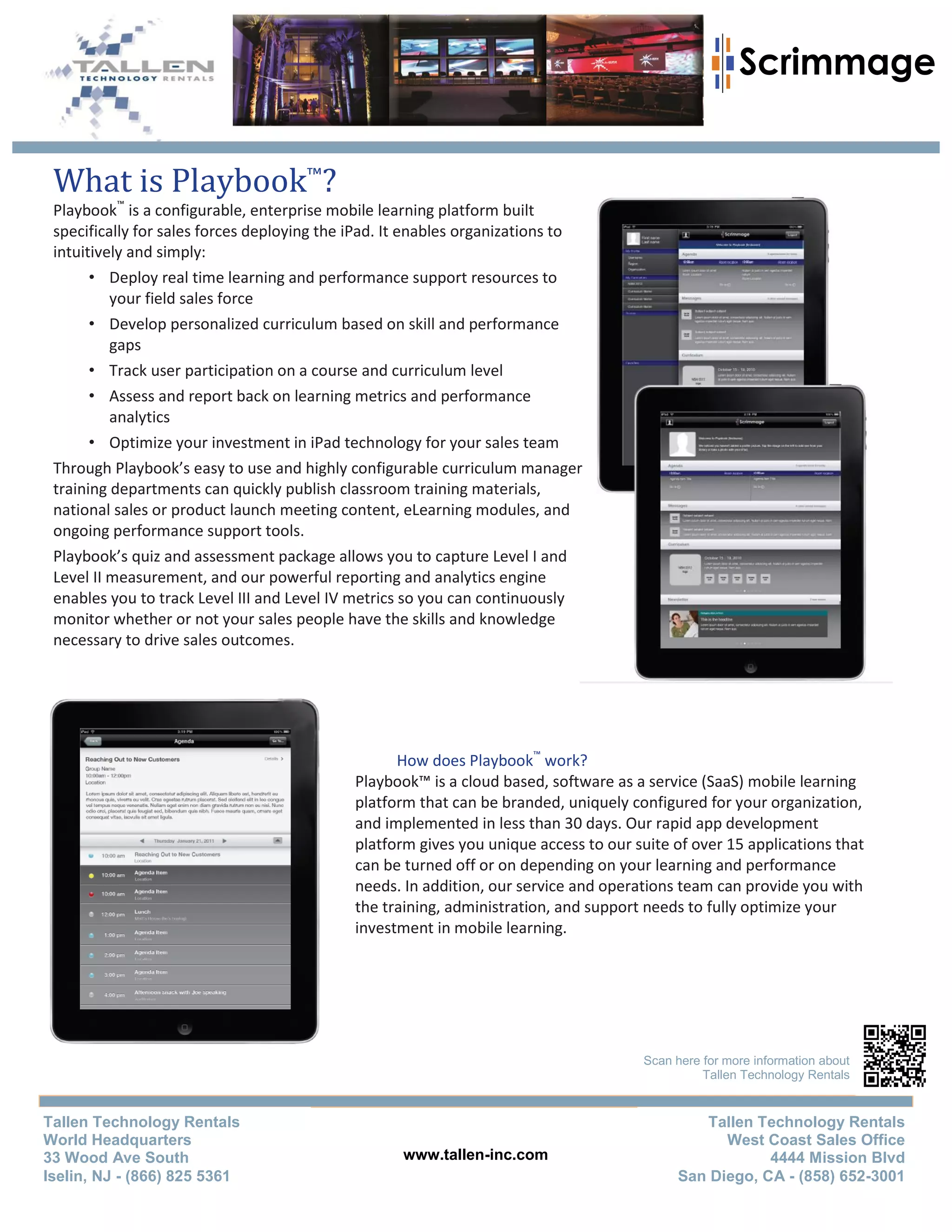 Playbook Brochure | PDF