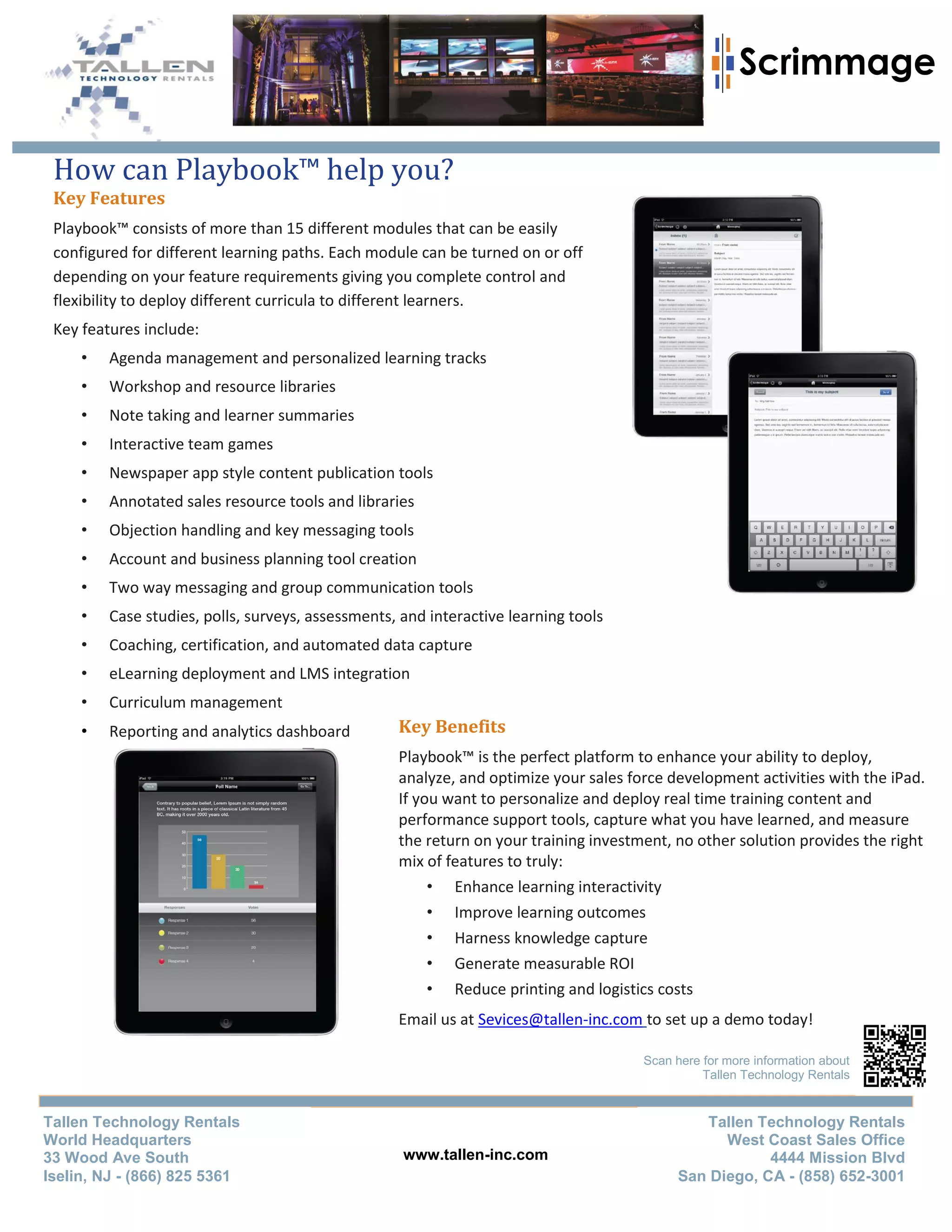 Playbook Brochure | PDF
