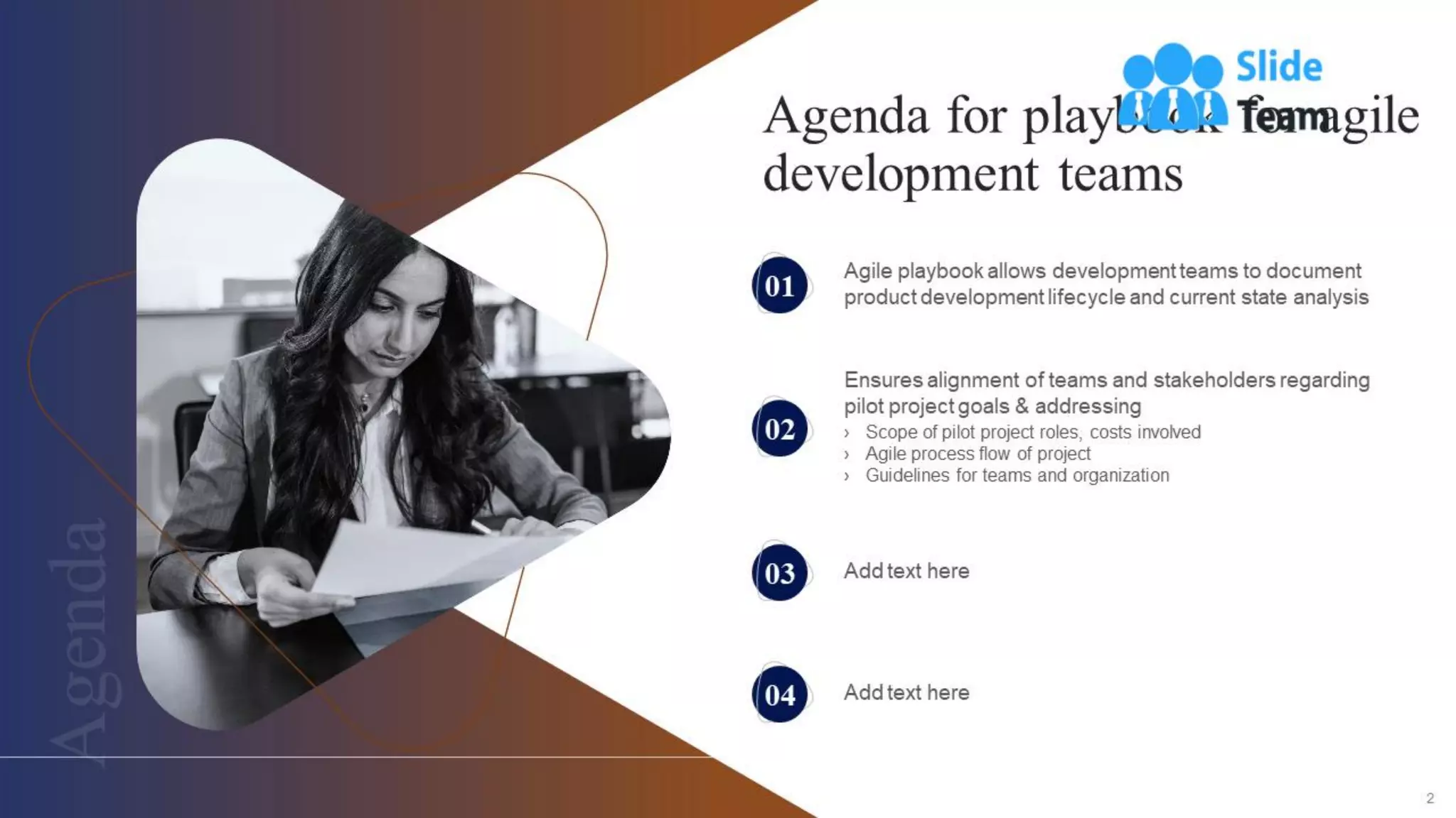 Playbook For Agile Development Teams Powerpoint Presentation Slides Ppt