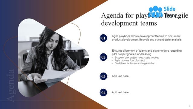 Playbook For Agile Development Teams Powerpoint Presentation Slides | PDF | Technology & Computing
