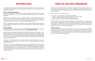 Transmedia Playbook | PDF