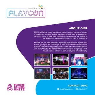 PLAYCON 2023 - Post Event Report Presentation | PDF