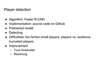 Player detection | PPT