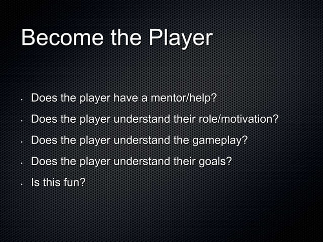 GAME 3400 - Player's Journey | PPT