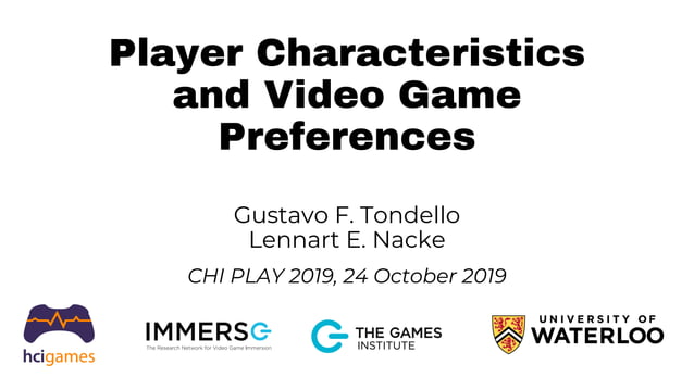 Player Characteristics and Video Game Preferences | PDF | Roleplaying Games | Games and Puzzles