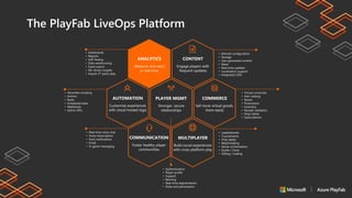 PlayFab analytics gdc | PDF | Cloud Computing | Internet