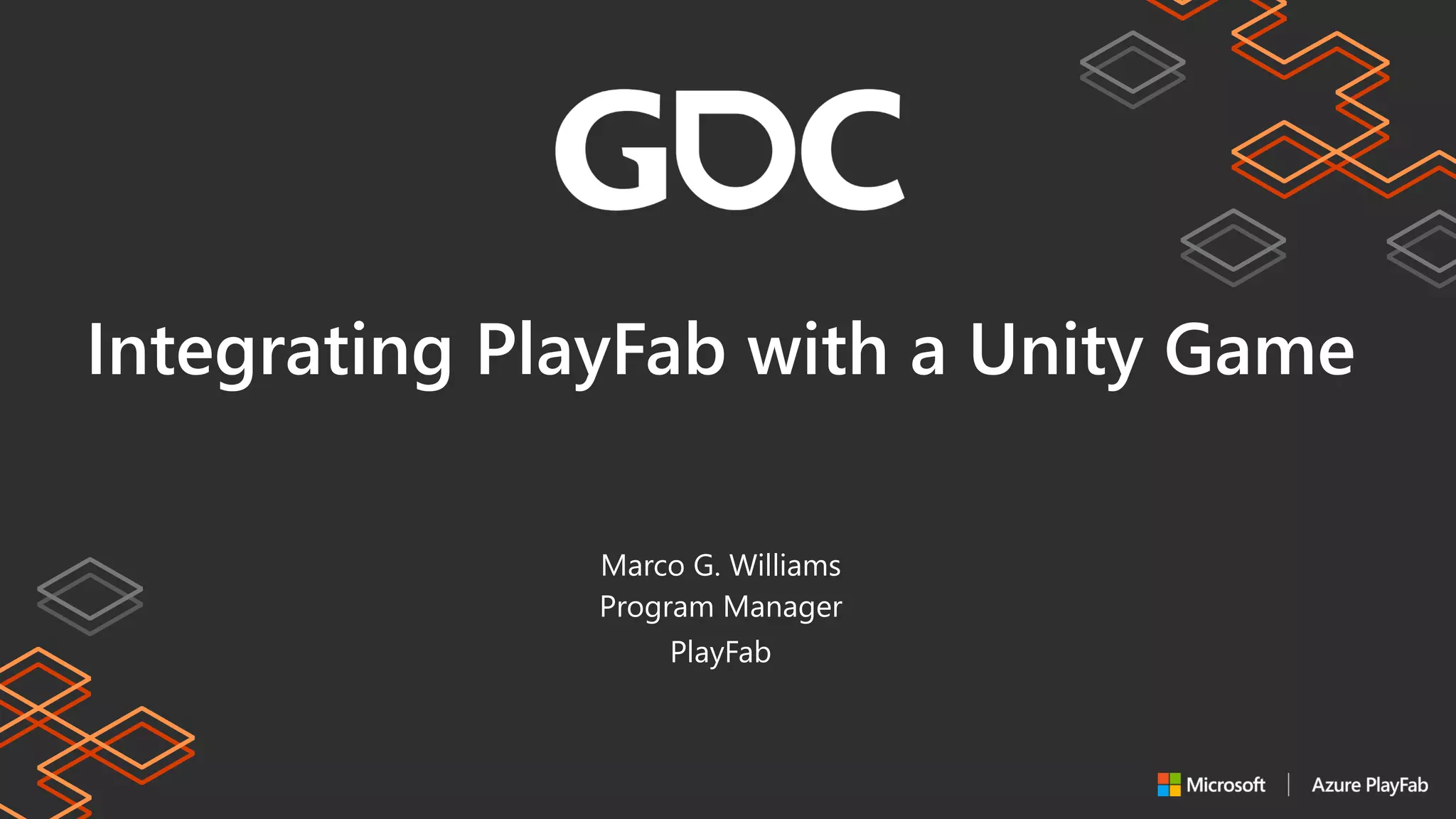 PlayFab and unity gdc2019 | PPT