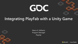 PlayFab and unity gdc2019 | PPT