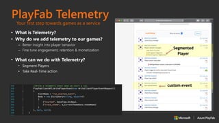 PlayFab and unity gdc2019 | PPT