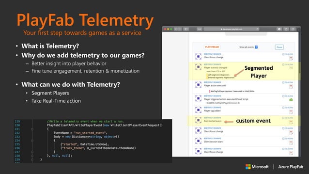 PlayFab and unity gdc2019 | PPT