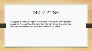 Playfair Cipher presentation slides.pptx