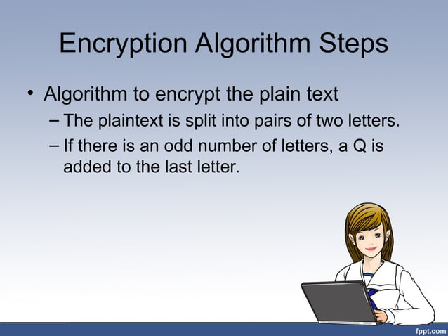 knowing/understanding playfair cipher.ppt