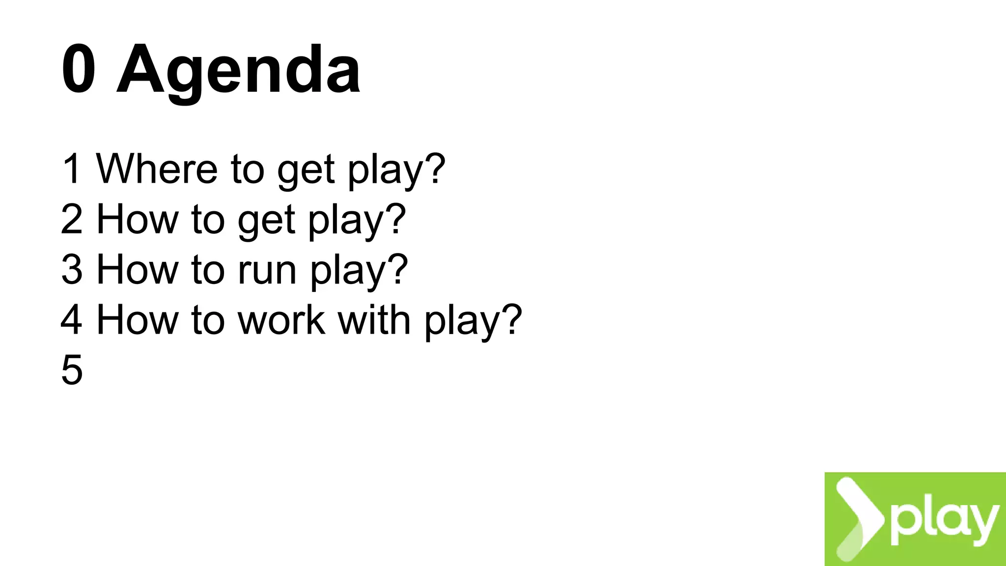 Play framework | PPT