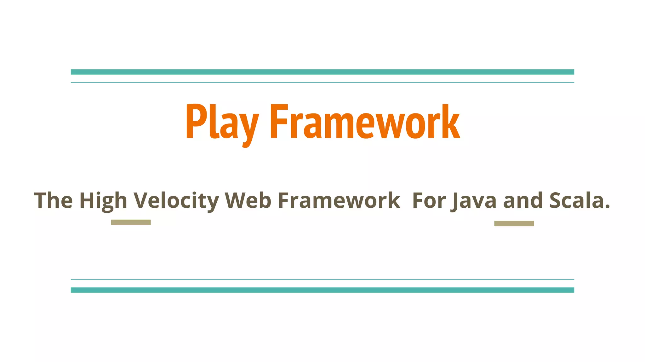 Play framework And Google Cloud Platform GCP. | PPT