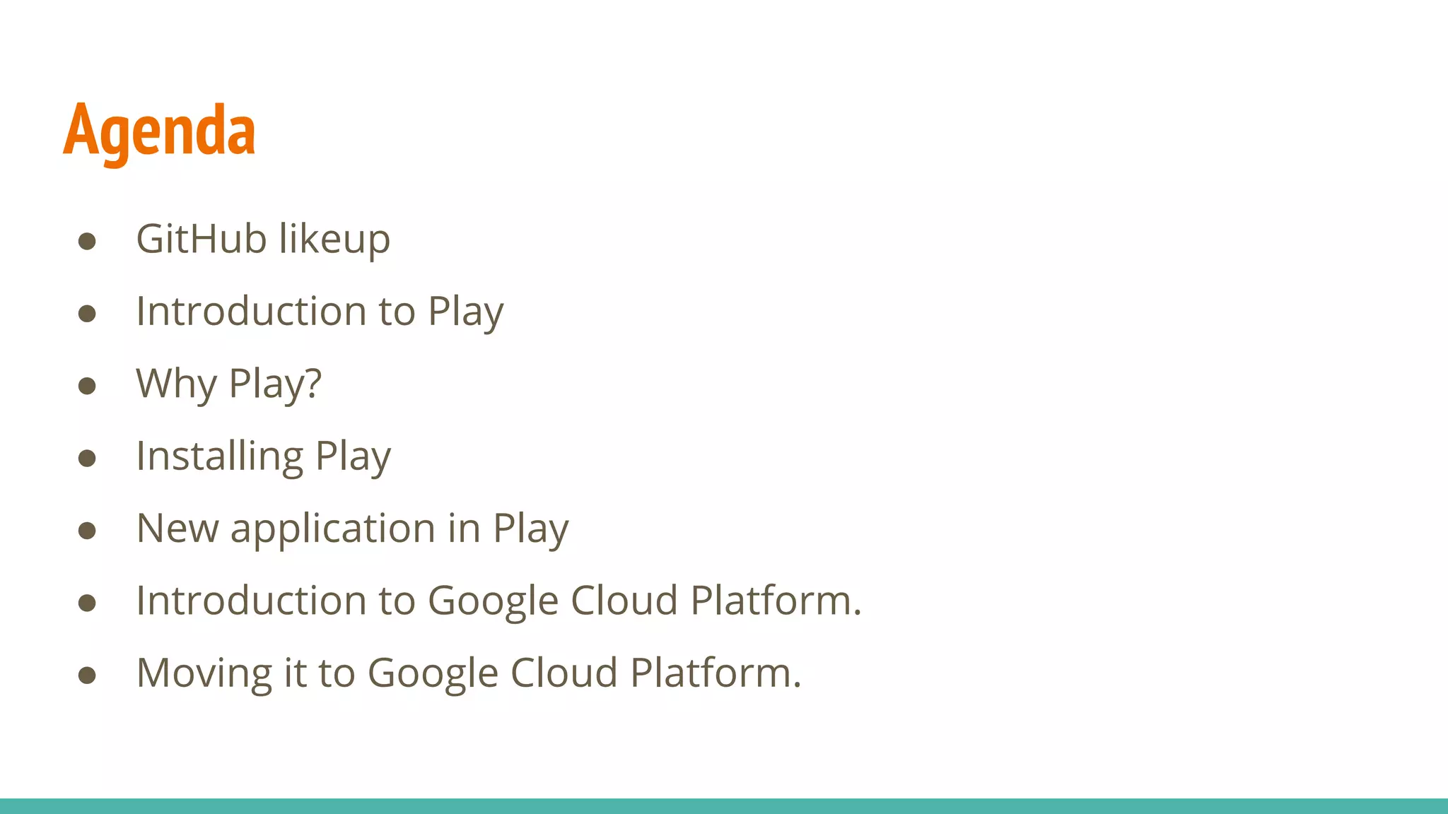 Play framework And Google Cloud Platform GCP. | PPT