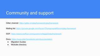 Play Framework 2.5 | PPT