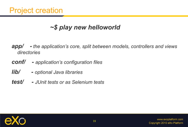 eXo Platform SEA - Play Framework Introduction | PPT
