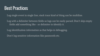Play Framework Logging | PPTX | Programming Languages | Computing
