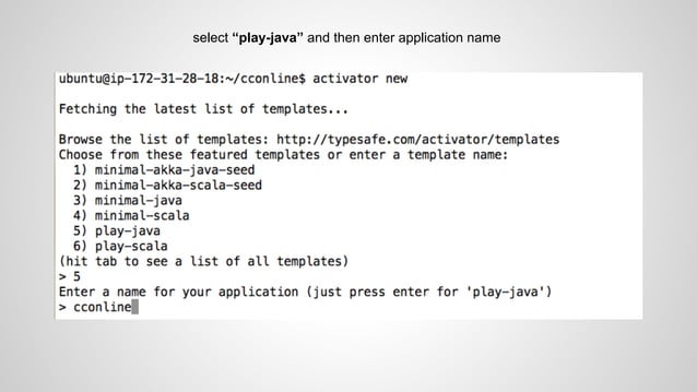 Play Framework in EC2 | PPT