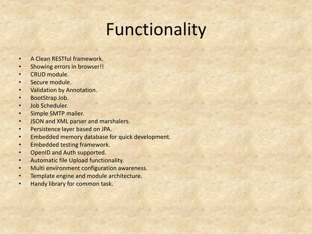 Modern Web Framework Play Framework Ppt