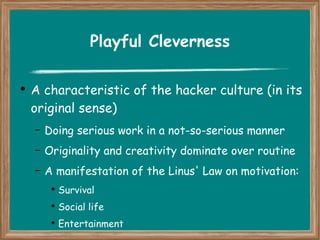 Playful Cleverness Revisited: Open-source Game Development as a Method ...