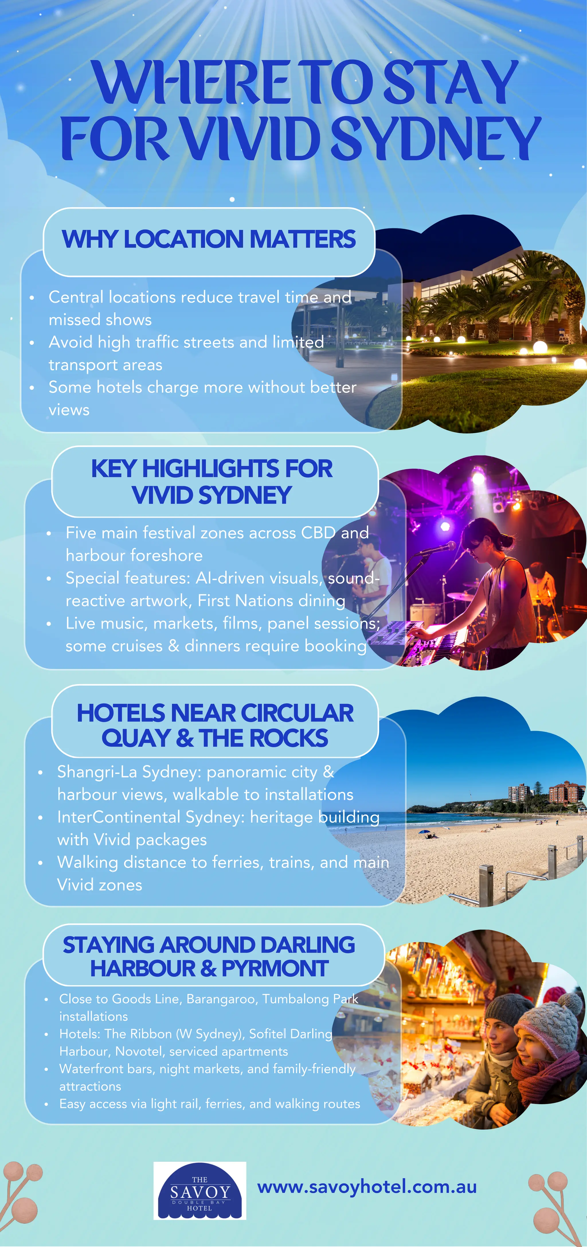 Where to Stay for Vivid Sydney | PDF