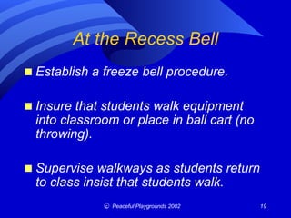 Playground Supervision Training | PPT