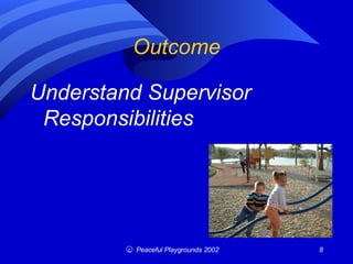 Playground Supervision Training | PPT