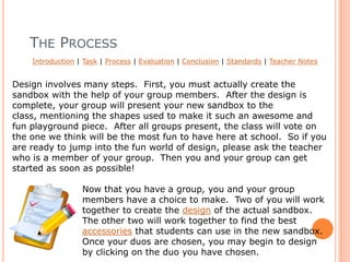 Playground Design Webquest | PPTX