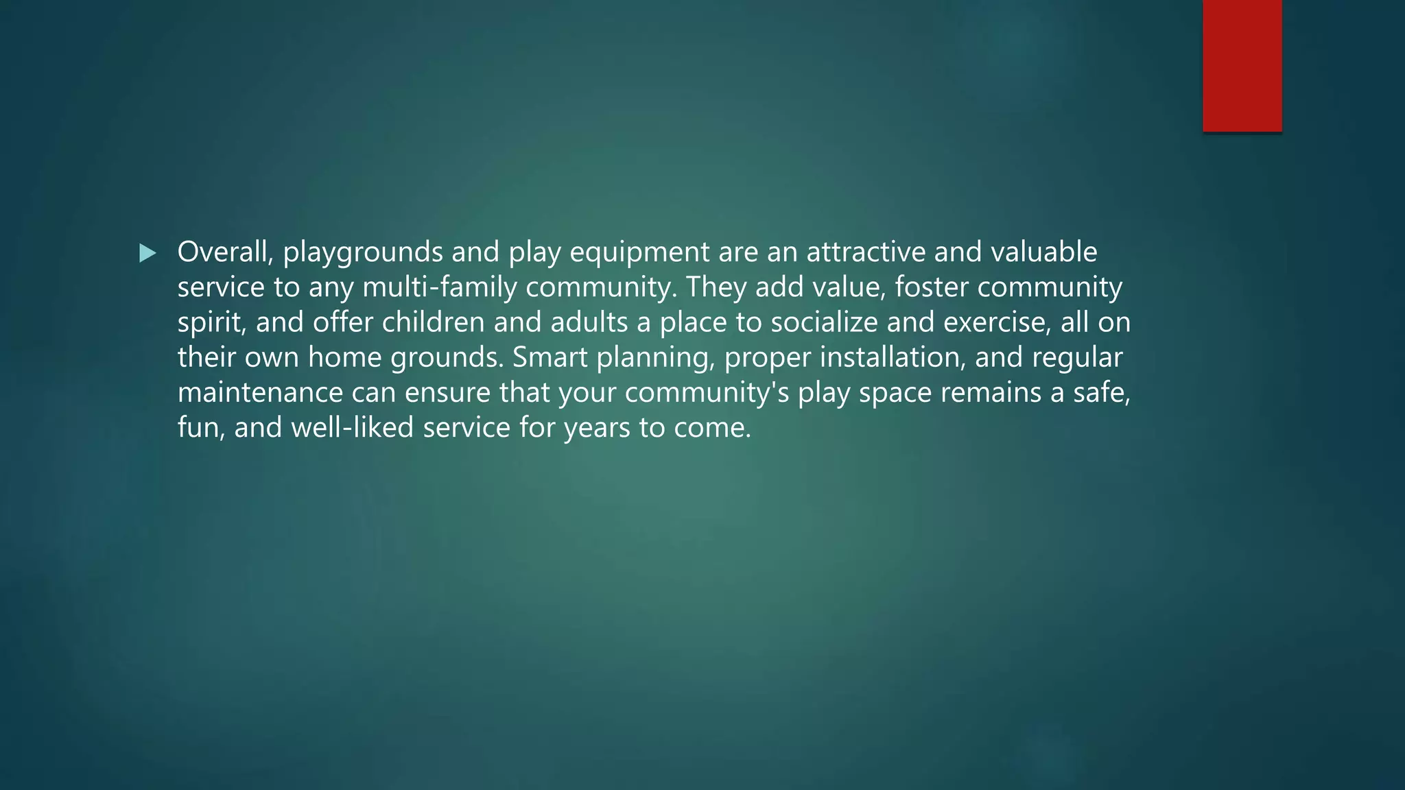 Playground Equipments: All You Need to Know | PPTX