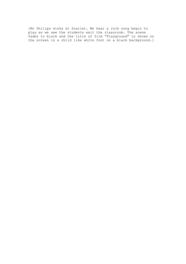 Playground script | DOCX