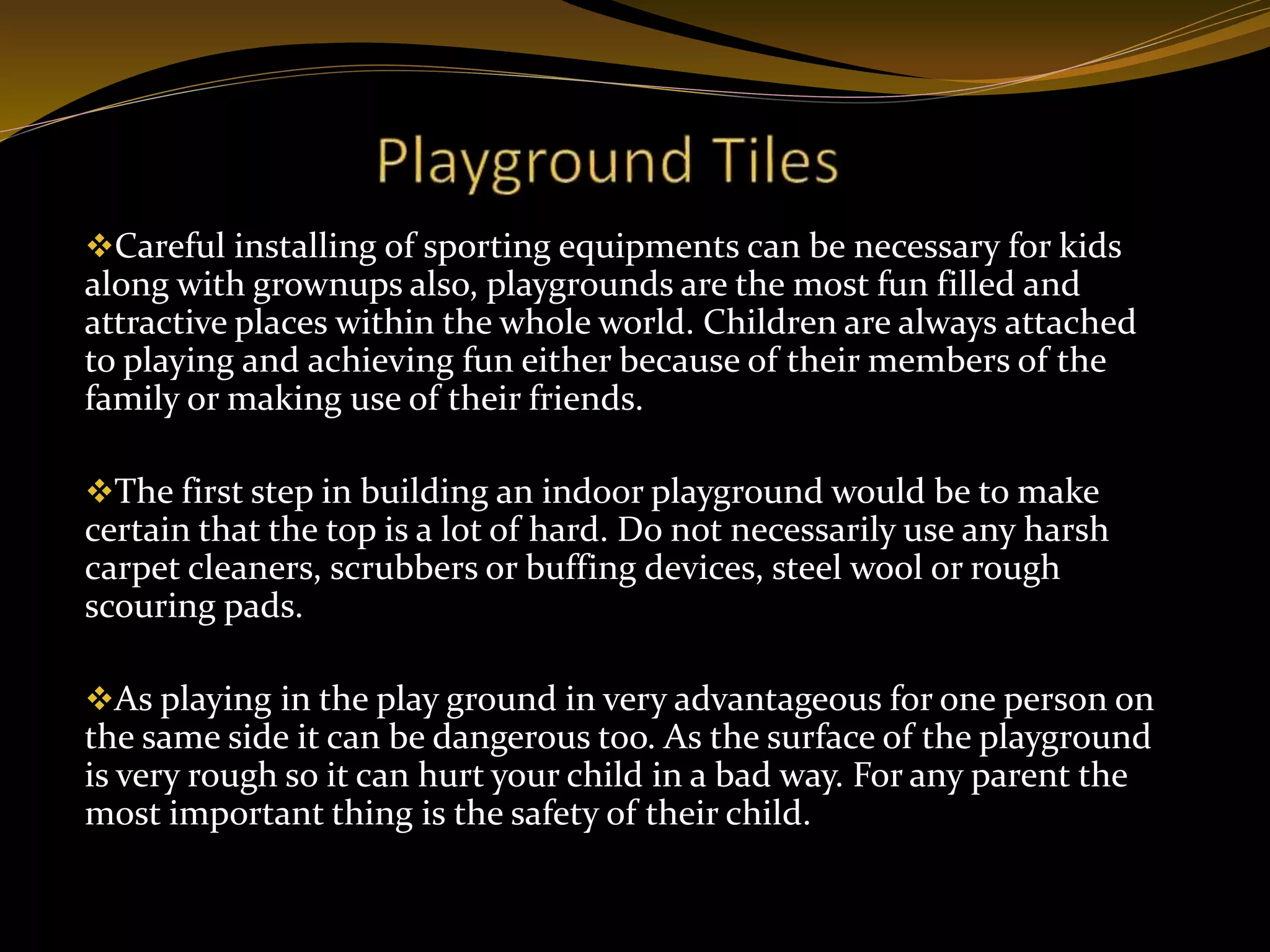 Playground tiles | PPTX