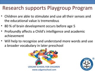 Playgroup - Good for the child | PPT
