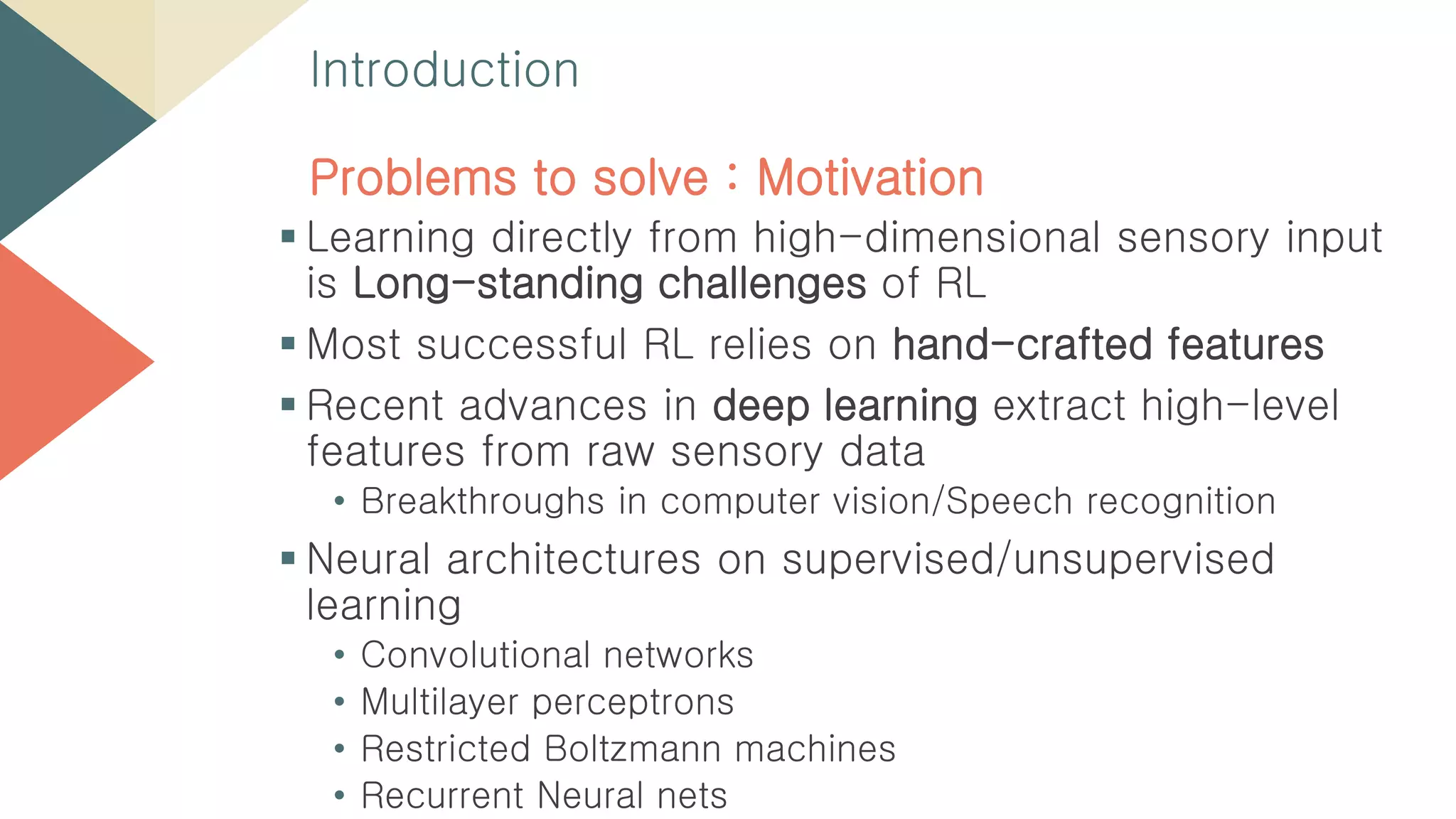 Playing Atari with Deep Reinforcement Learning | PDF