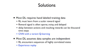 Playing atari with deep reinforcement learning | PPT