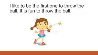 Social Story: Playing Catch | PPT