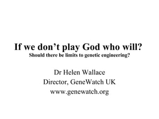 Playing God | PPT