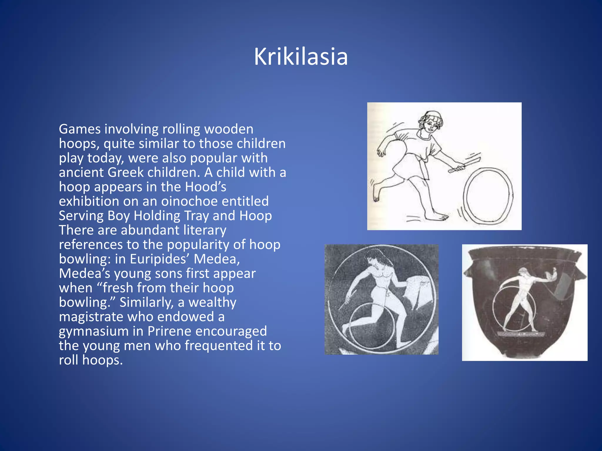 Playing in ancient greek | PPTX