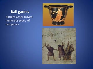 Playing in ancient greek | PPTX