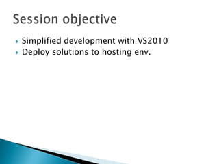 Playing in the SharePoint SandBox | PPTX