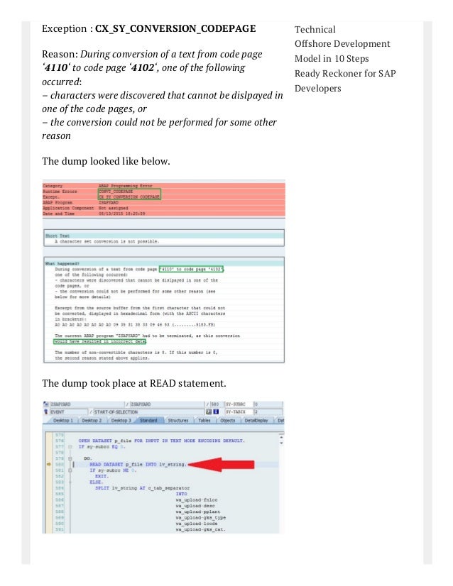 Playing Sherlock Holmes To Detect Convt Codepage Runtime Error Mystery Sap Yard
